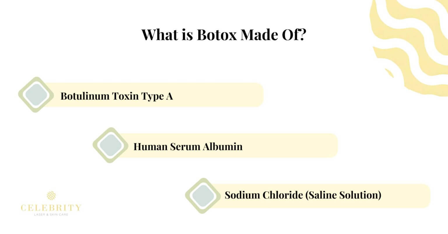 What Is Botox Made Of? + (Safety, Uses & More!) - Celebrity Laser ...